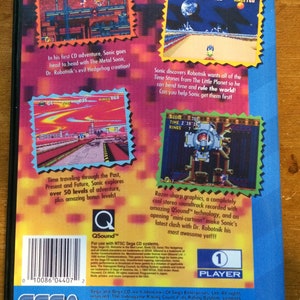 Sonic CD Sega CD Replacement Case No Game - Etsy