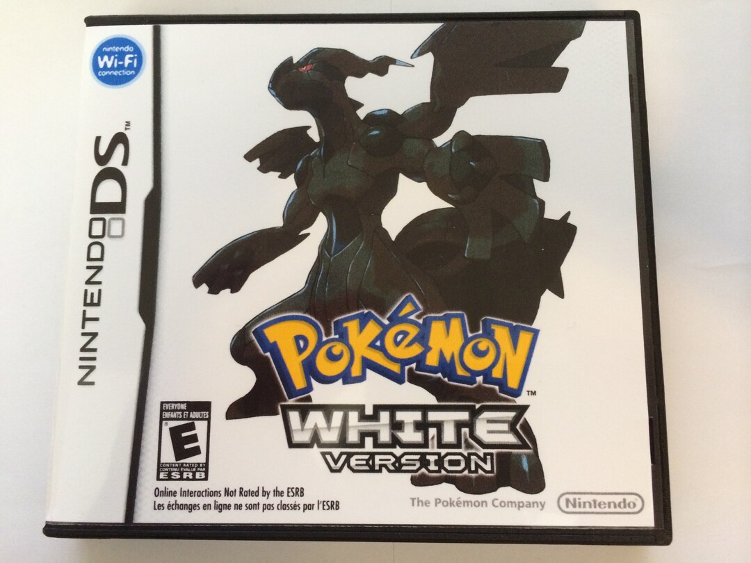 Pokemon White - Nintendo DS - Replacement Case - No Game - Etsy