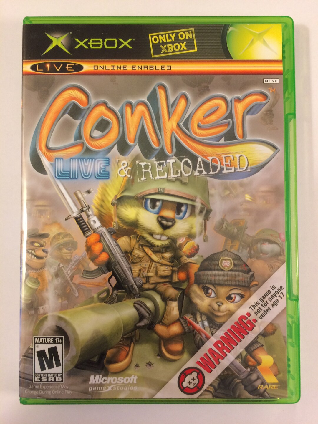Conker Live and Reloaded - Xbox - Replacement Case - No Game - Etsy
