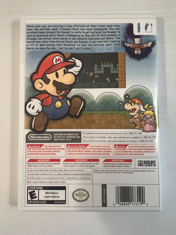 Paper mario for wii store