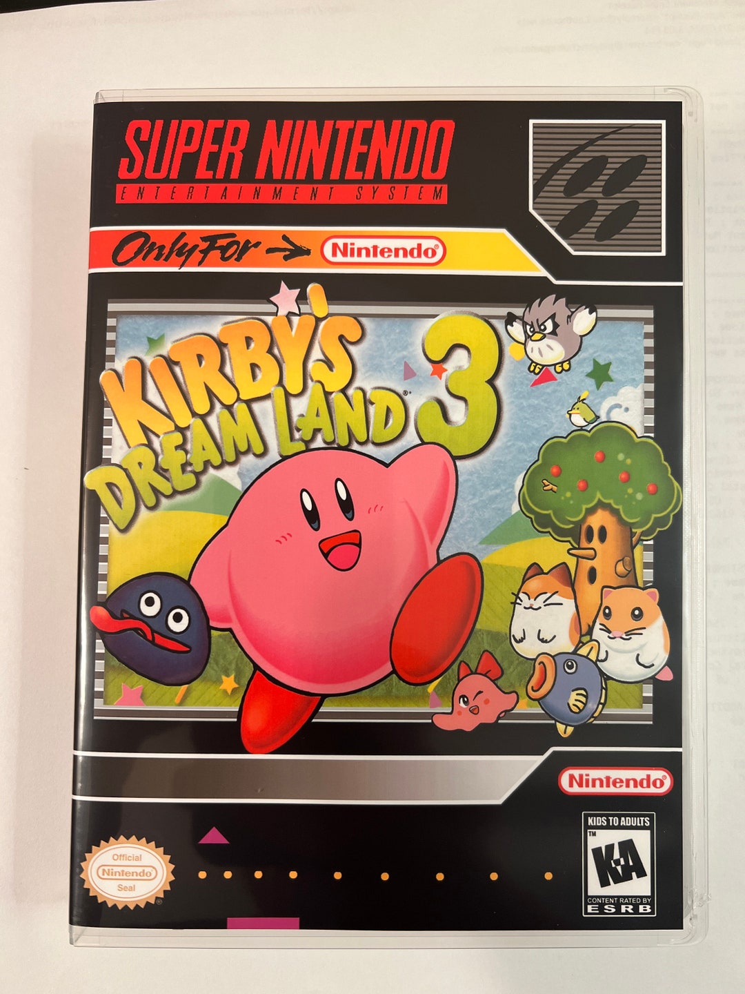 Kirby Dreamland 3 - Super Nintendo - Replacement Case - No Game - Etsy
