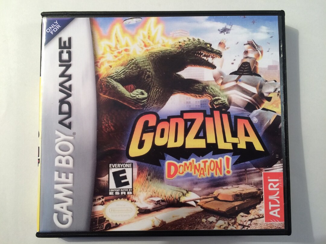 Godzilla Domination! - Gameboy Advance - Replacement Case - No Game - Etsy