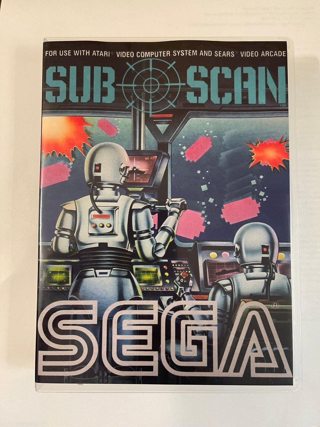 Sub Scan Atari 2600 Replacement Case No Game - Etsy