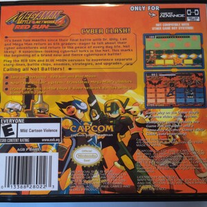 Megaman Battle Network 4 Red Sun Gameboy Advance Replacement Case No ...