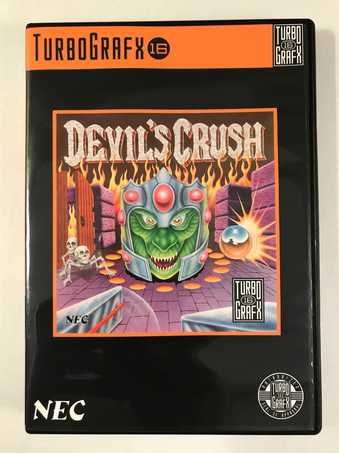 Devil's Crush - Turbo Grafx 16 - Replacement Case - No Game - Etsy