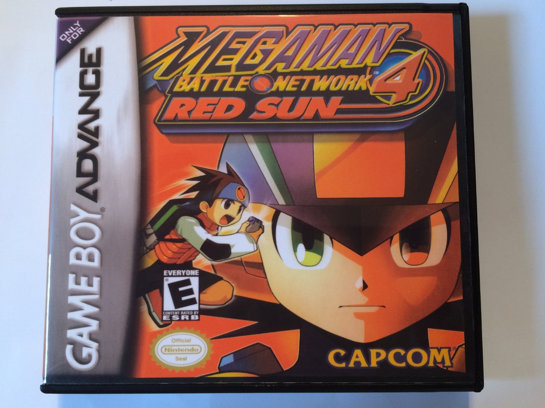 Megaman Battle Network 4 Red Sun Gameboy Advance Replacement Case No ...