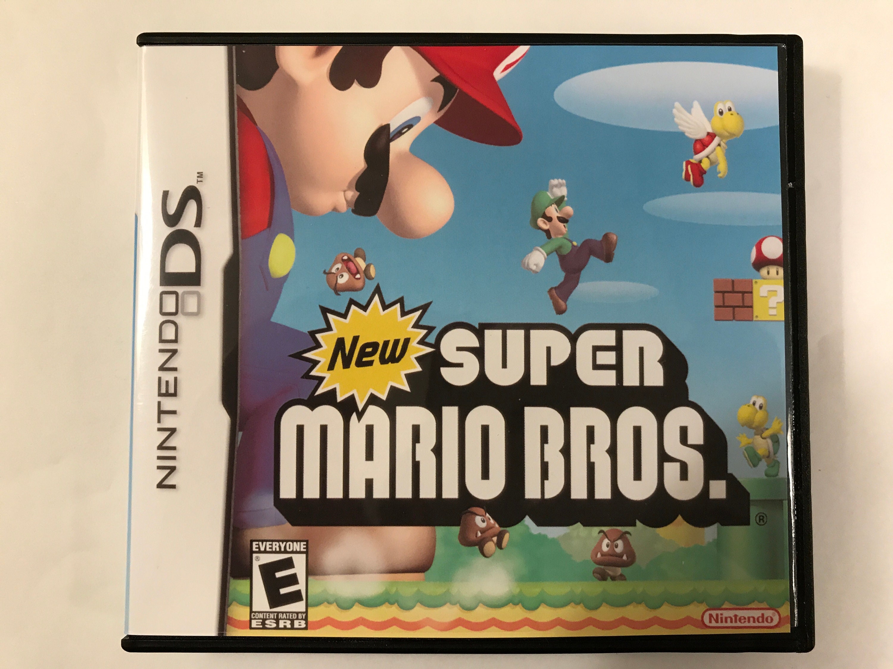 New Super Mario Brothers Nintendo DS Replacement Case No - Etsy