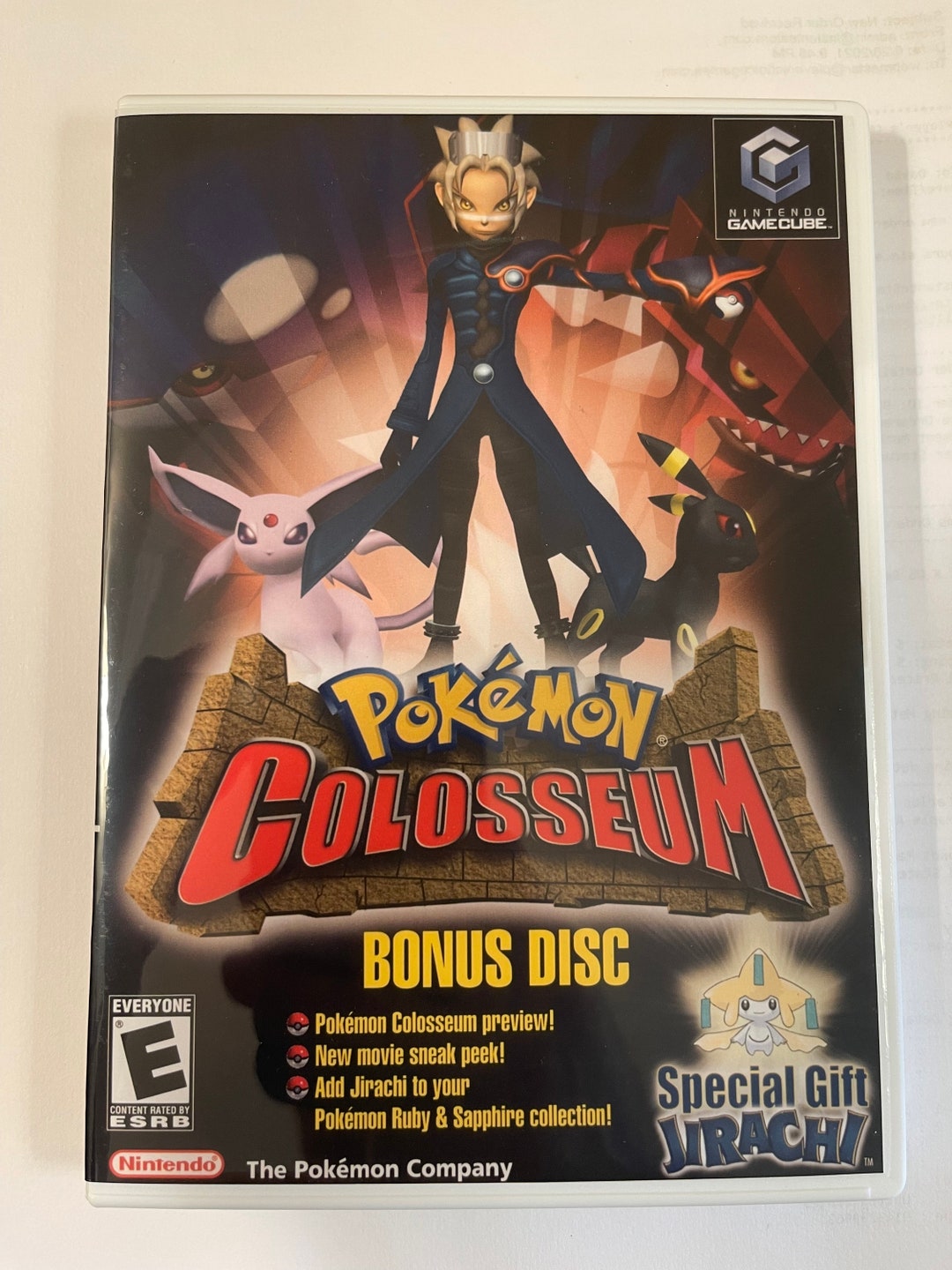 Pokemon Colosseum Bonus Disc Gamecube Replacement Case No Game - Etsy 日本