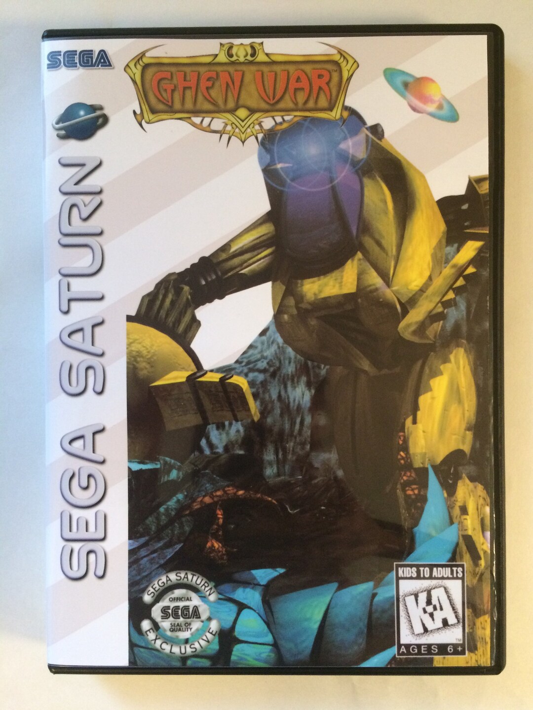 Ghen War Sega Saturn Replacement Case No Game - Etsy
