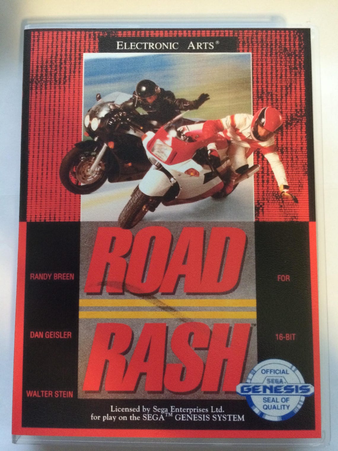 Road Rash - Sega Genesis - Replacement Case - No Game - Etsy UK