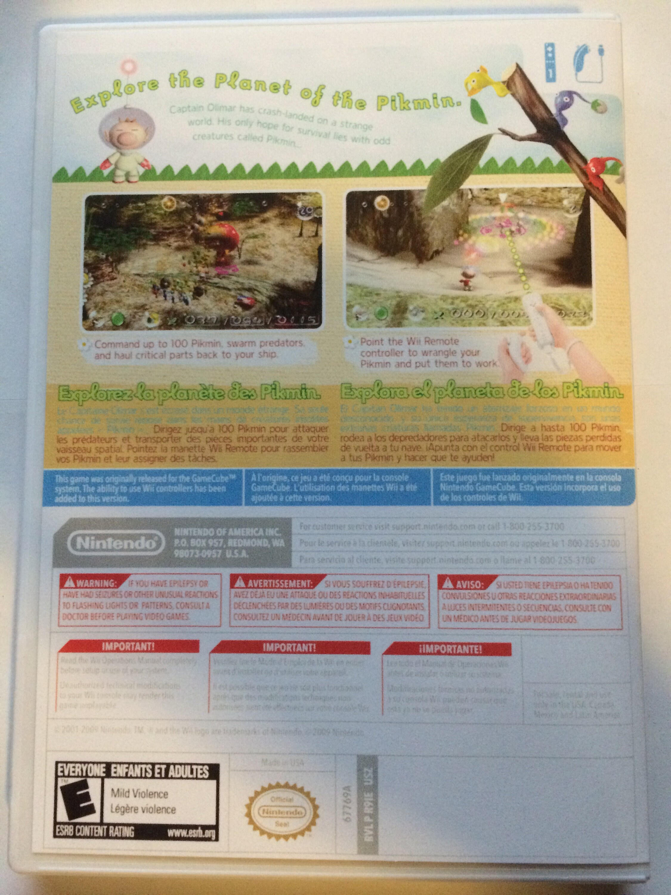 Pikmin Nintendo Wii Replacement Case No Game - Etsy