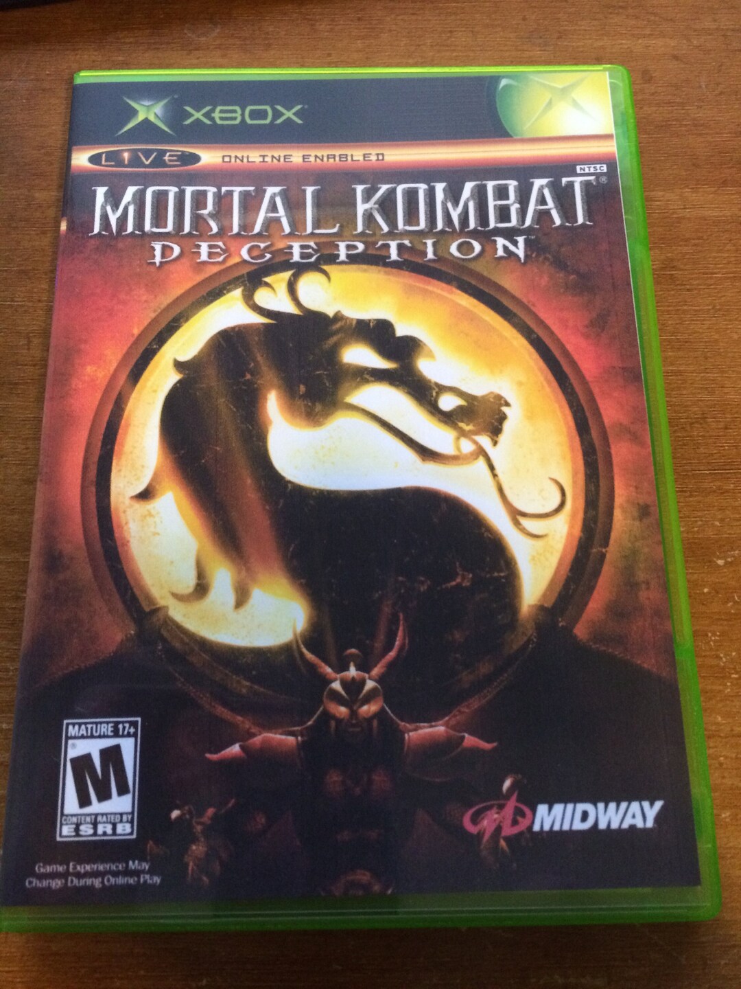 Mortal Kombat Deception - Xbox - Replacement Case - No Game - Etsy