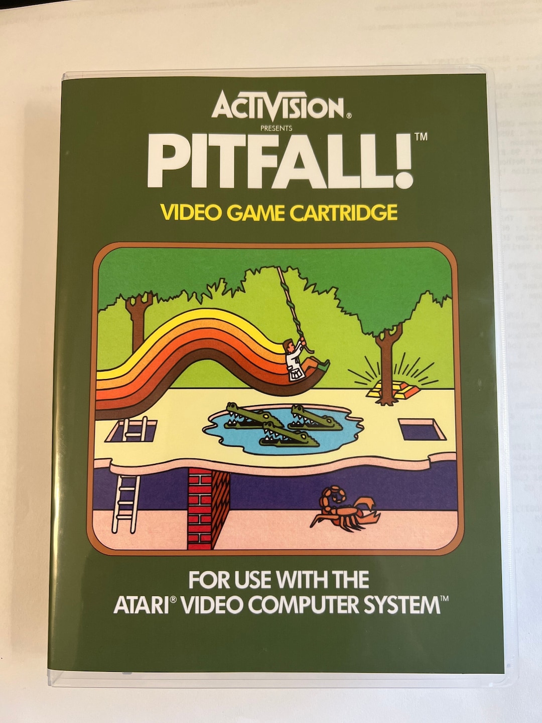 Pitfall Atari 2600 Replacement Case No Game - Etsy