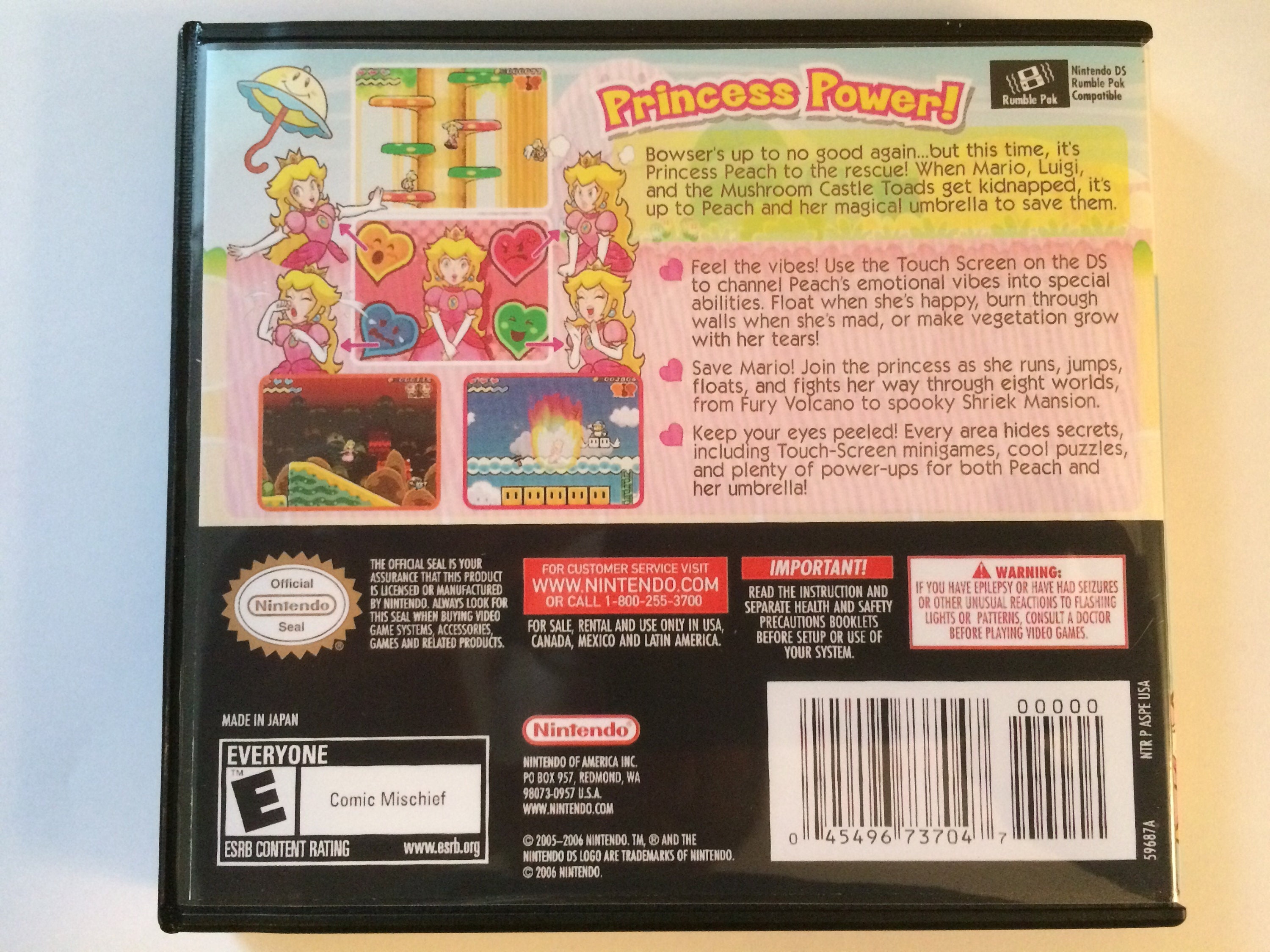 Princess peach ds case store