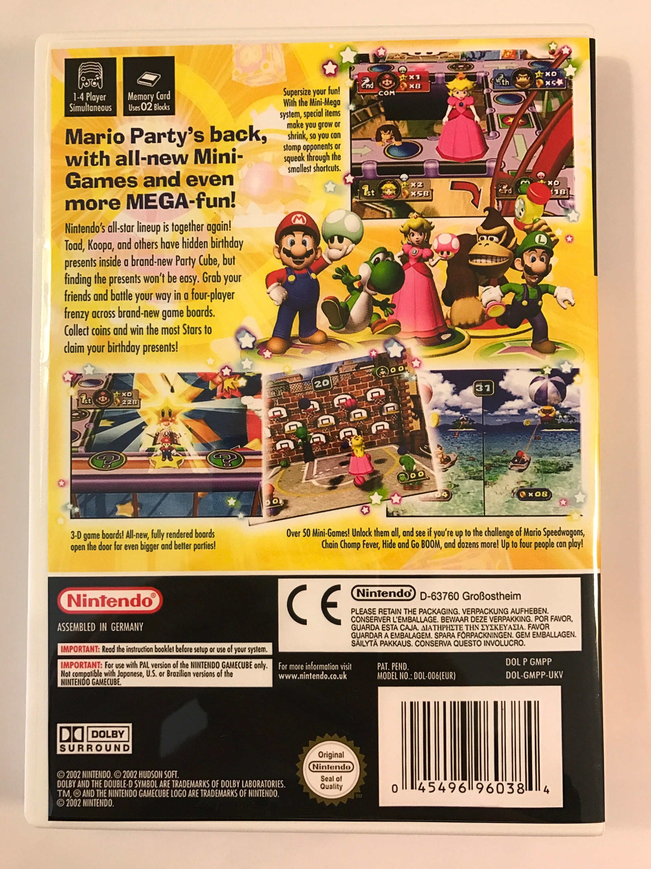 Mario Party 4 Gamecube Replacement Case No Game - Etsy