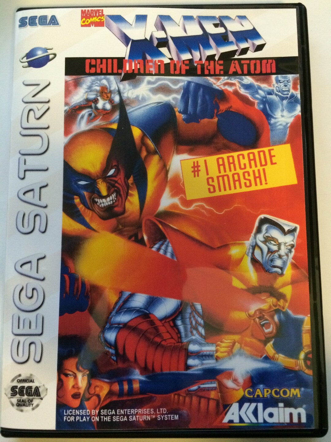 X-men Children of Atom - Sega Saturn - Replacement Case - No Game - Etsy