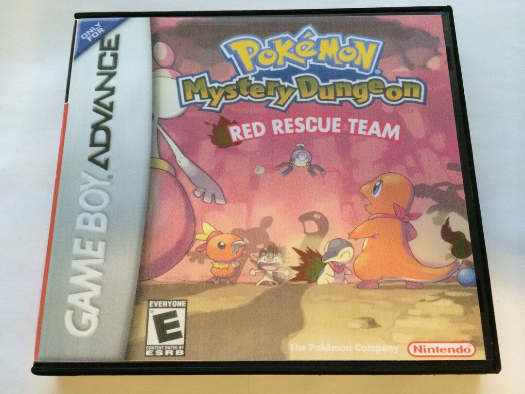 Pokemon Mystery Dungeon Red Rescue Team Gameboy Advance Replacement ...