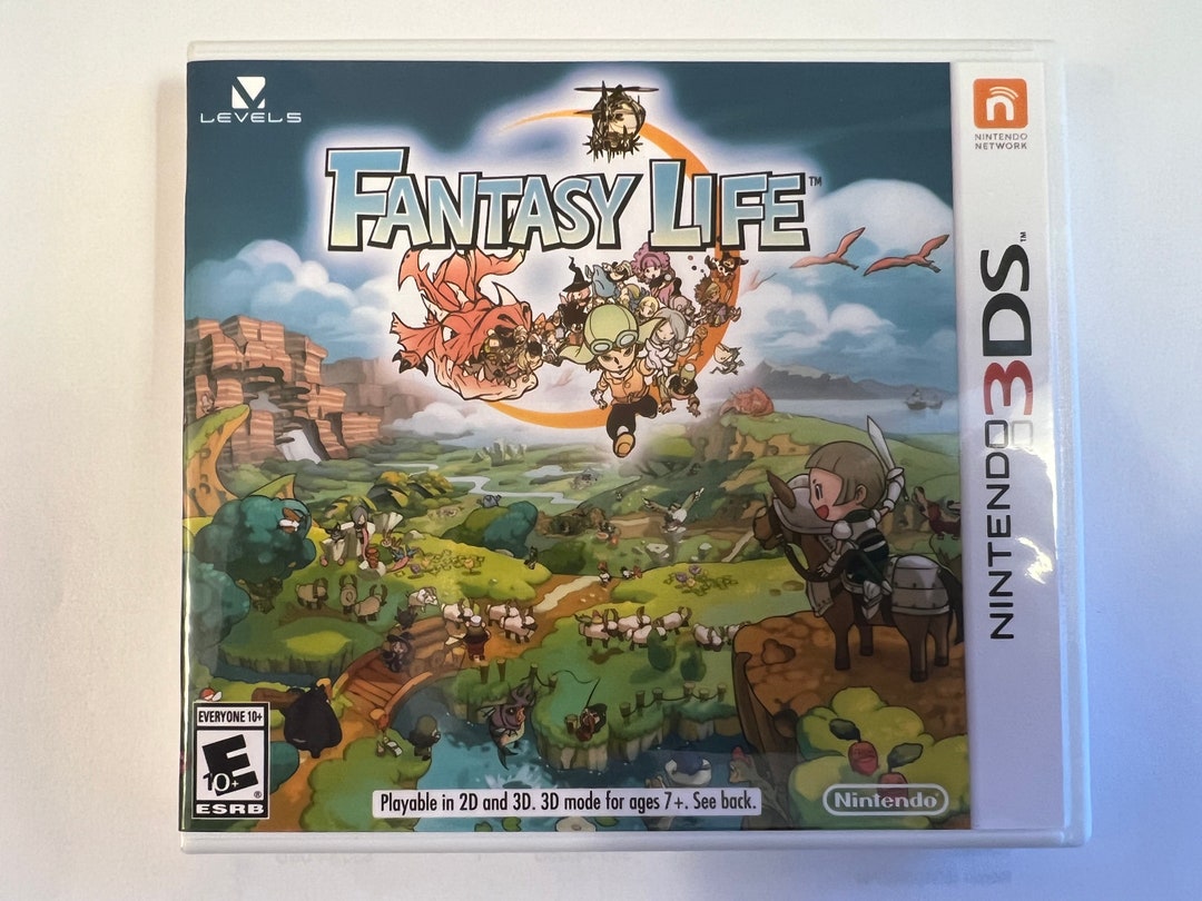 Fantasy Life - Nintendo 3DS - Replacement Case - No Game - Etsy