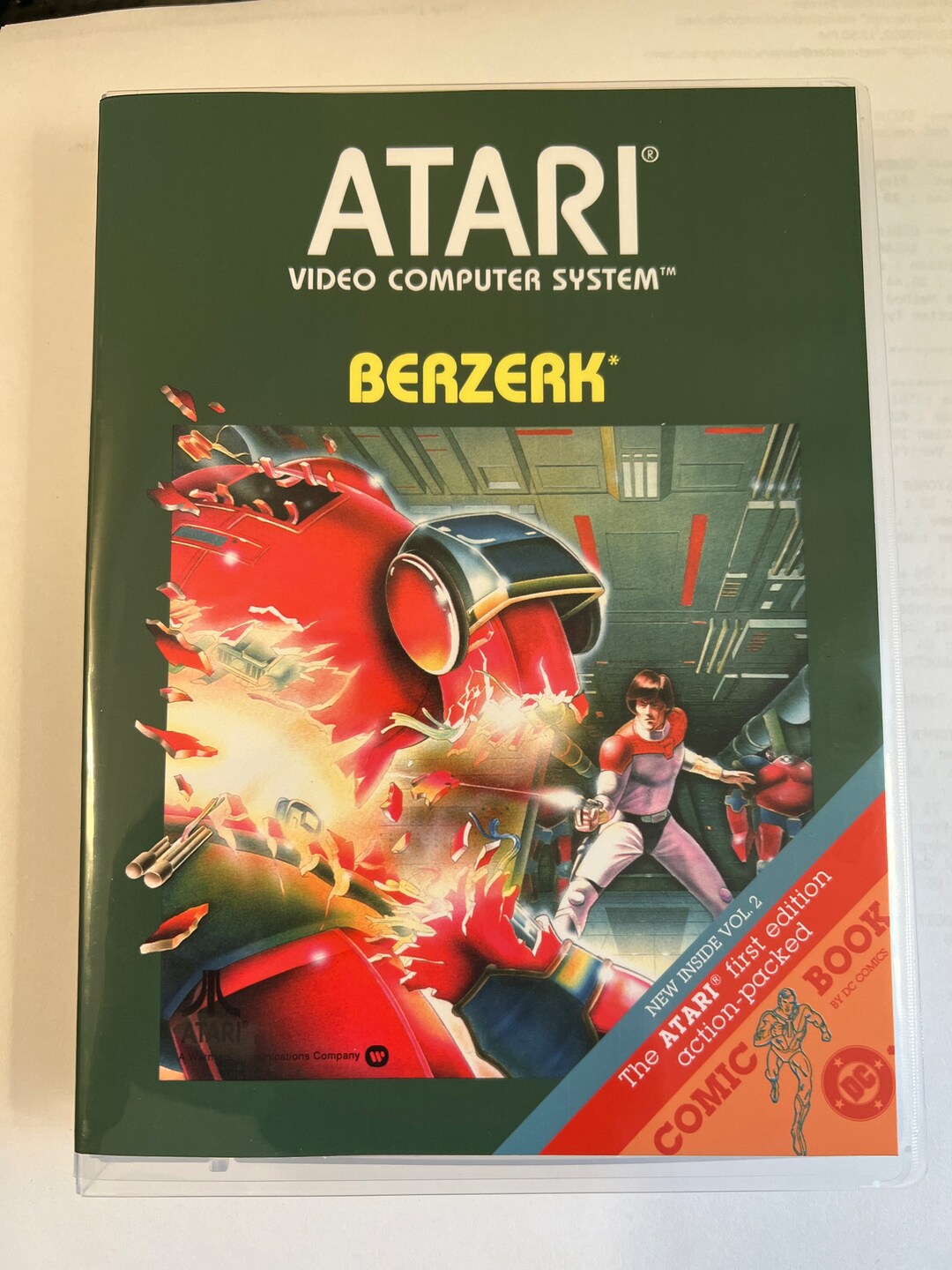 Berzerk Atari 2600 Replacement Case No Game - Etsy