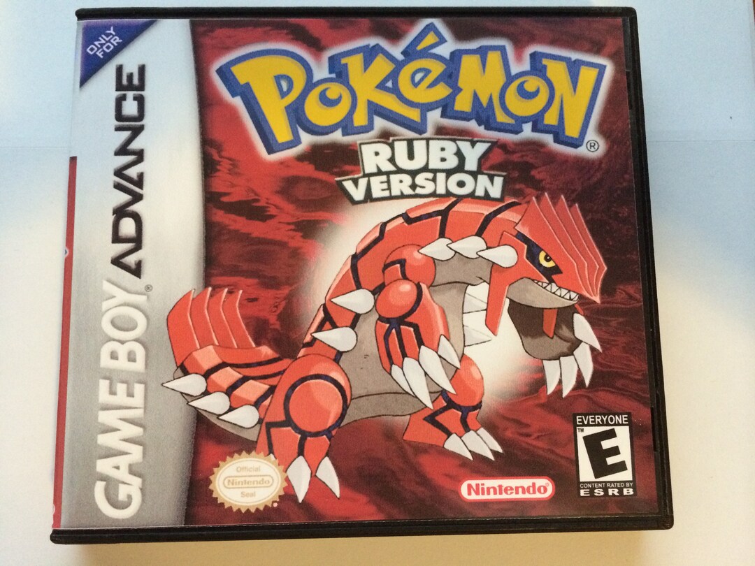 Pokemon Ruby Gameboy Advance Replacement Case No Game - Etsy