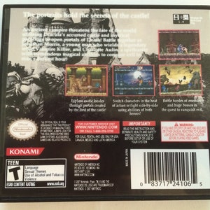 Castlevania Portrait of Ruin Nintendo DS Replacement Case - Etsy