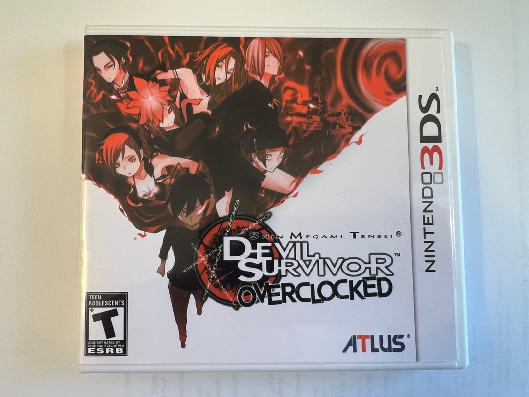Shin Megami Tensei Devil Survivor Overclocked 3DS - Replacement Case ...