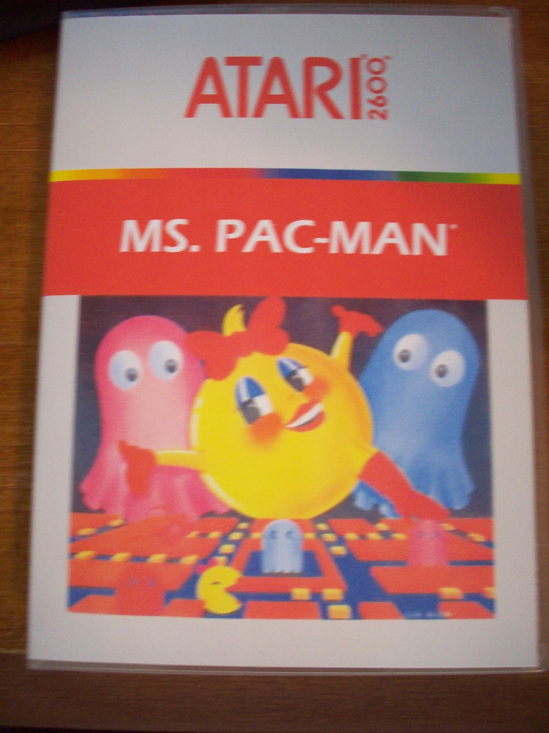 Ms. Pac Man Atari 2600 Replacement Case No Game - Etsy
