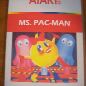 Ms. Pac Man Atari 2600 Replacement Case No Game - Etsy