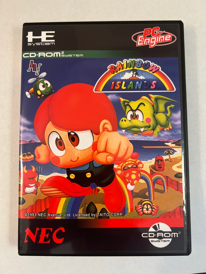 Rainbow Islands Turbo Grafx 16 PC Engine Replacement - Etsy