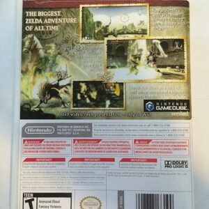 The Legend of Zelda Twilight Princess Nintendo Wii Replacment Case No ...