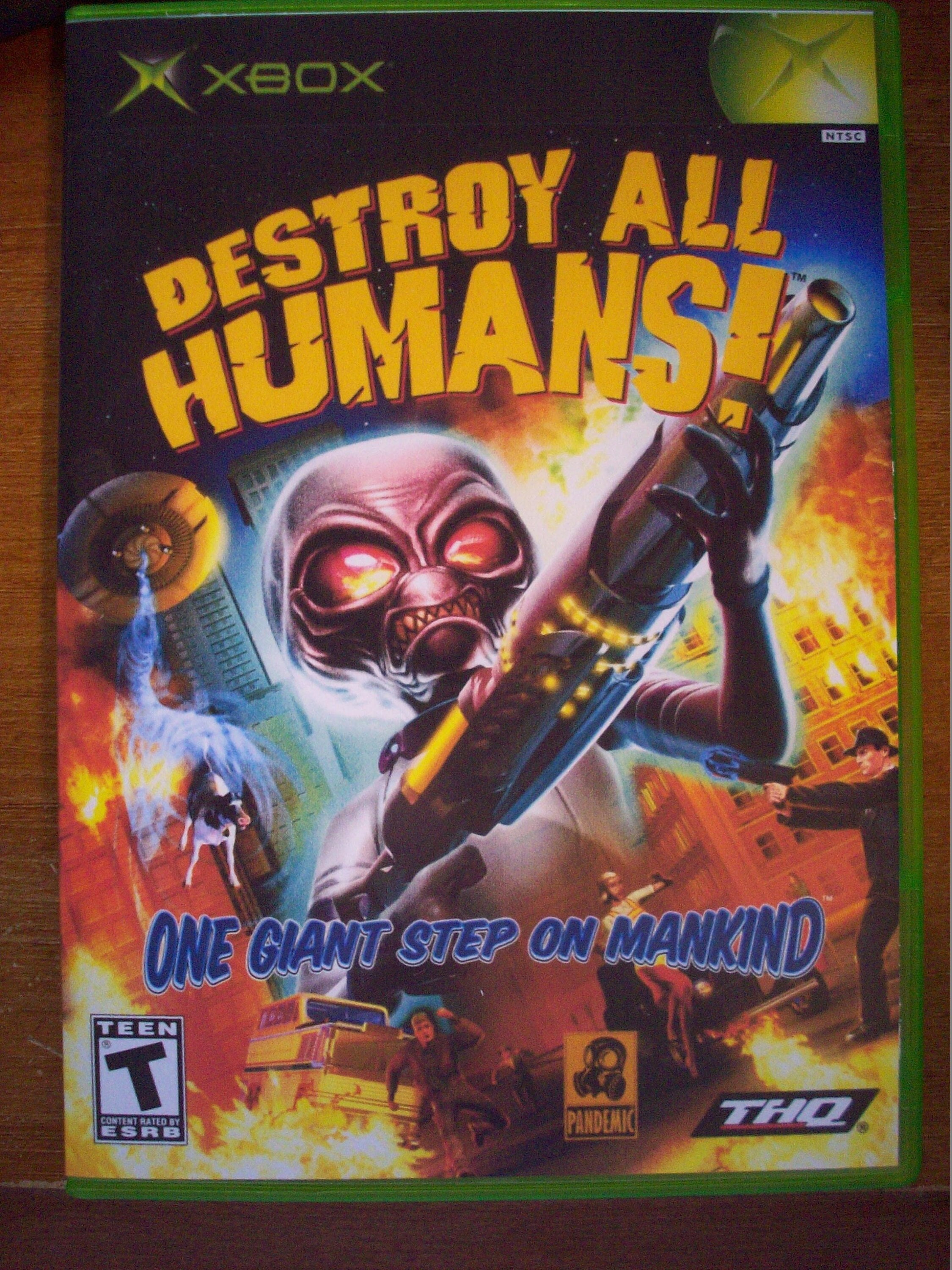 Destroy All Humans Xbox Replacement Case No Game Etsy