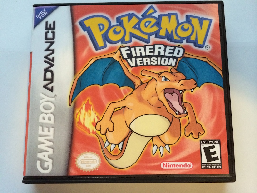 Pokemon Fire Red Gameboy Advance Replacement Case No Game - Etsy