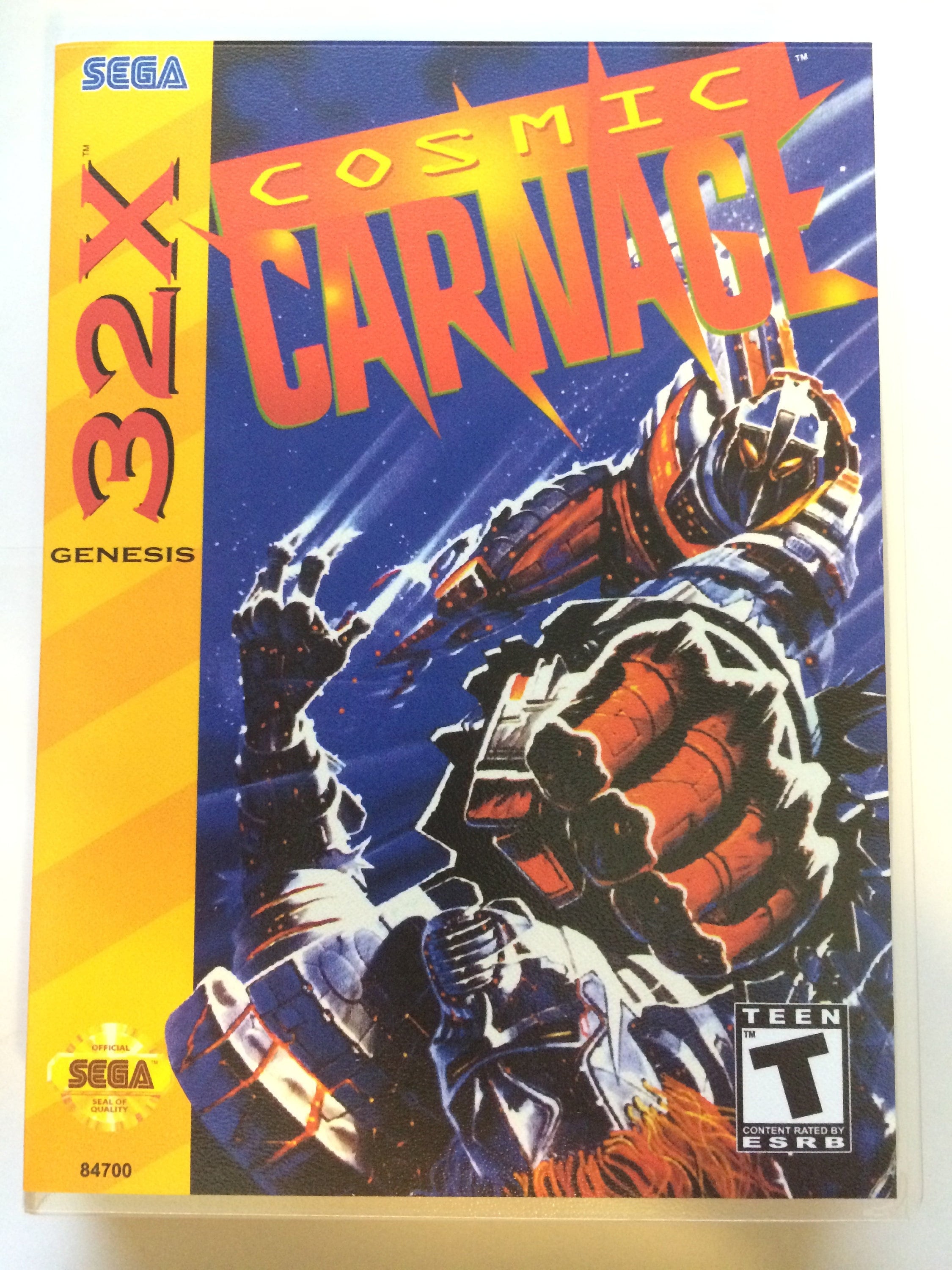 Cosmic Carnage Sega 32X Replacement Case No Game - Etsy