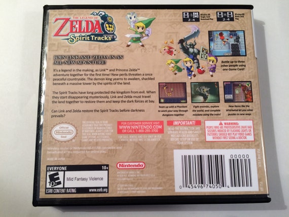 Zelda Spirit Tracks Cover