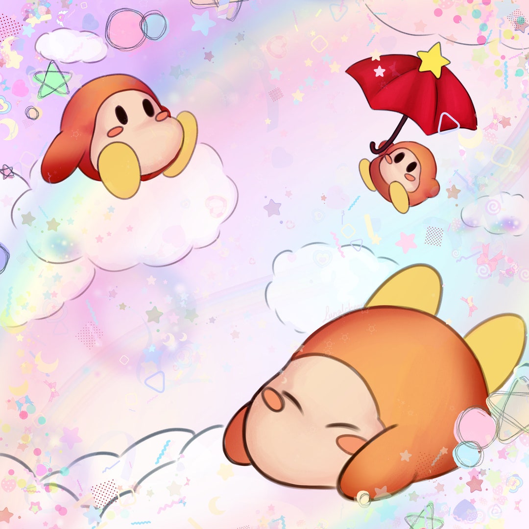 Waddle Dee Gaming Art Print - Etsy