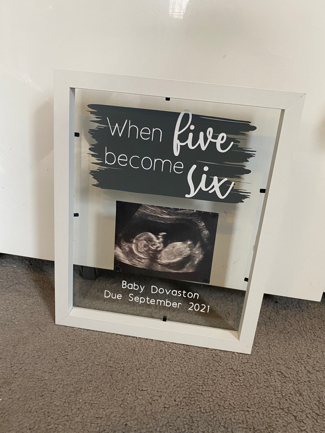 Baby Scan Photo Frame - Etsy