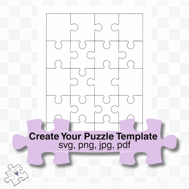 Jigsaw Puzzle Portrait - Etsy