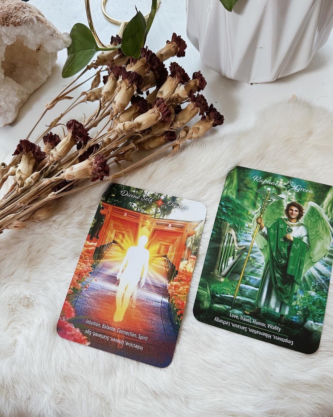 Angels and Auras Oracle Card Deck Reading, Oracle Reading, Tarot ...