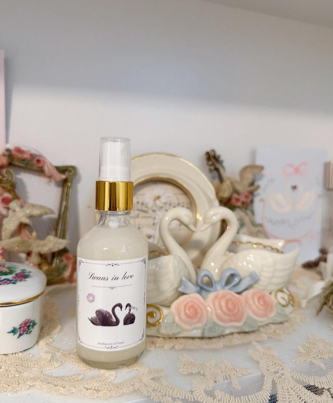 Swans in Love Body, Hair and Home Mist, Vanilla Musk Perfume, Vanilla ...