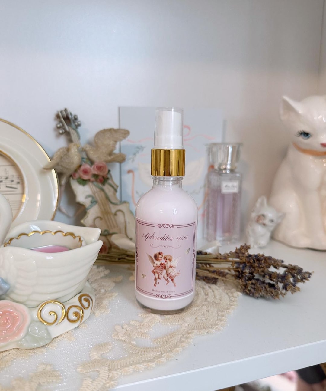 Aphrodites Roses Milk Body and Hair Perfume, Rose Vanilla Body Mist ...