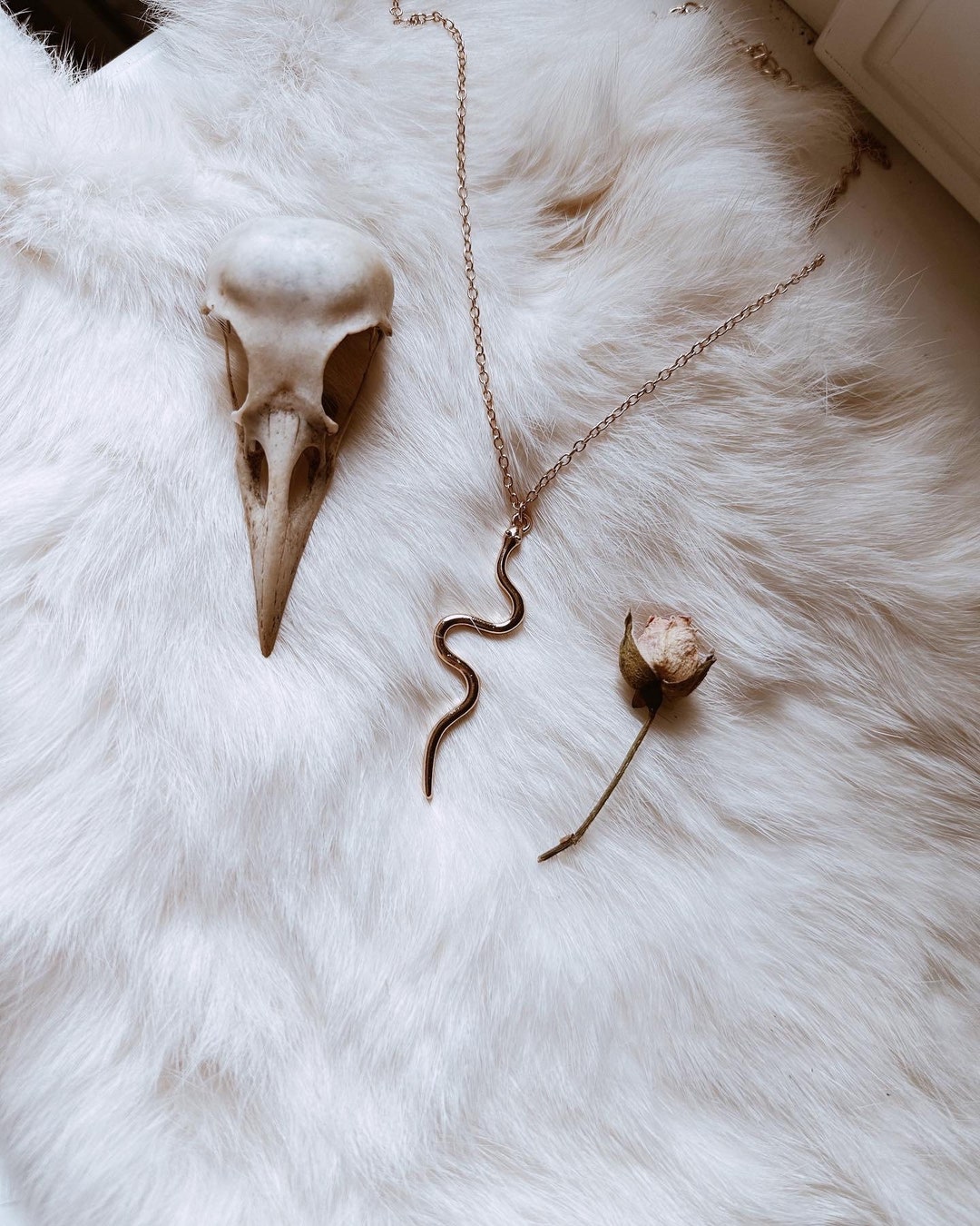 Snake Spirit Necklace Kundalini Awakening Stainless Steel Gold, Snake ...