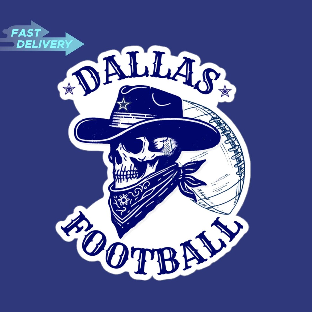 Dallas Football Sticker, Dallas Sticker, Cowboy Sticker, Fan Merch ...