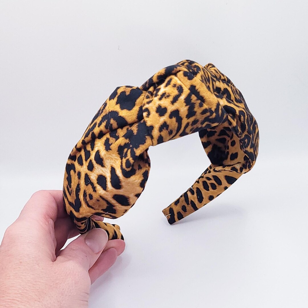 Leopard Print Knot Headband,turban Headband ,hairband for Women, Animal ...