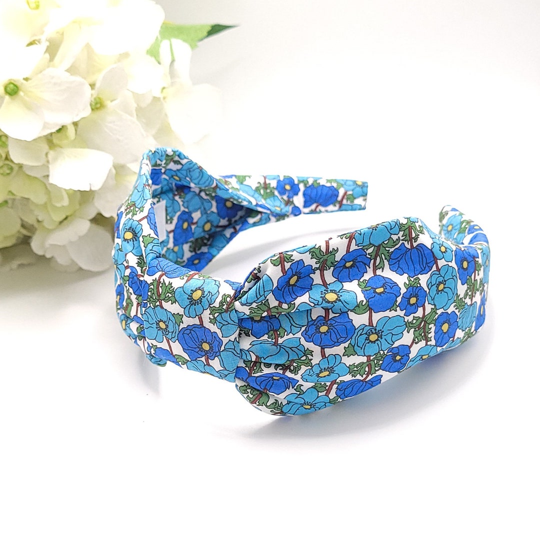 Liberty Flat Knot Headband Woman ,wide Headband ,fabric Headband,top ...