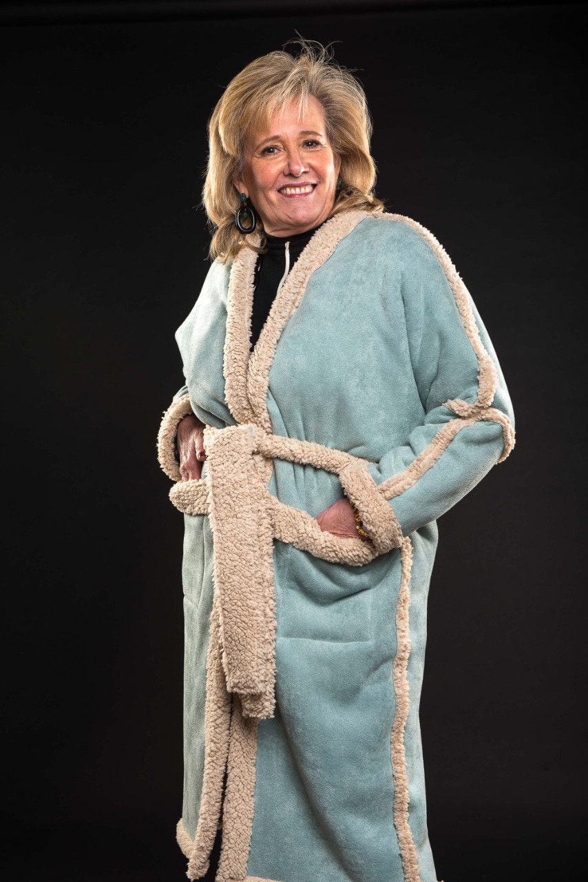 Fluffy Robe halat, Stylish Kimono - Etsy