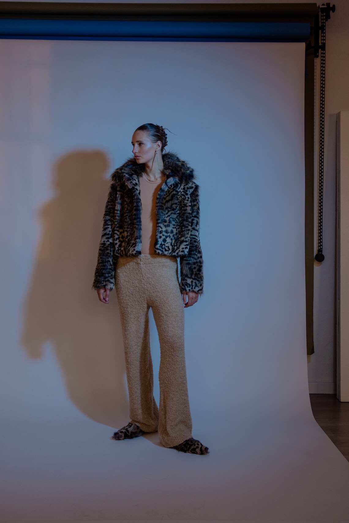 Extra Short Faux Fur Coat Lynx - Etsy