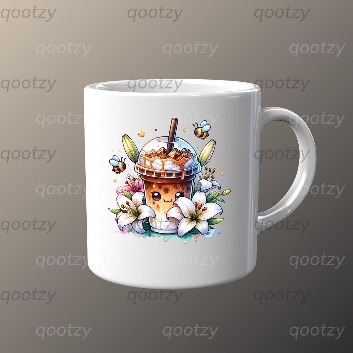 Cute Watercolor Coffee Clipart Bundle Cafe Coffee Clipart Coffee Lover ...