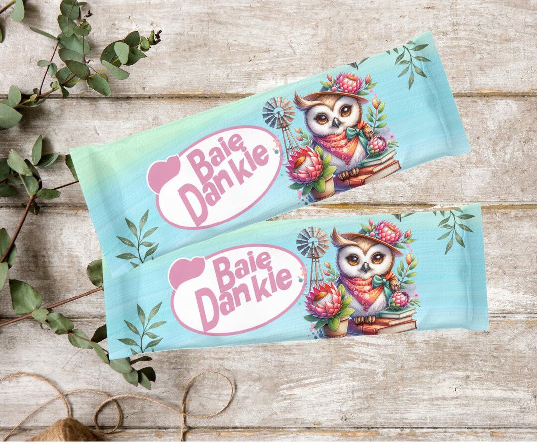 Owl Theme Chocolate Wrapper, Teacher Gifts (printable) - Etsy