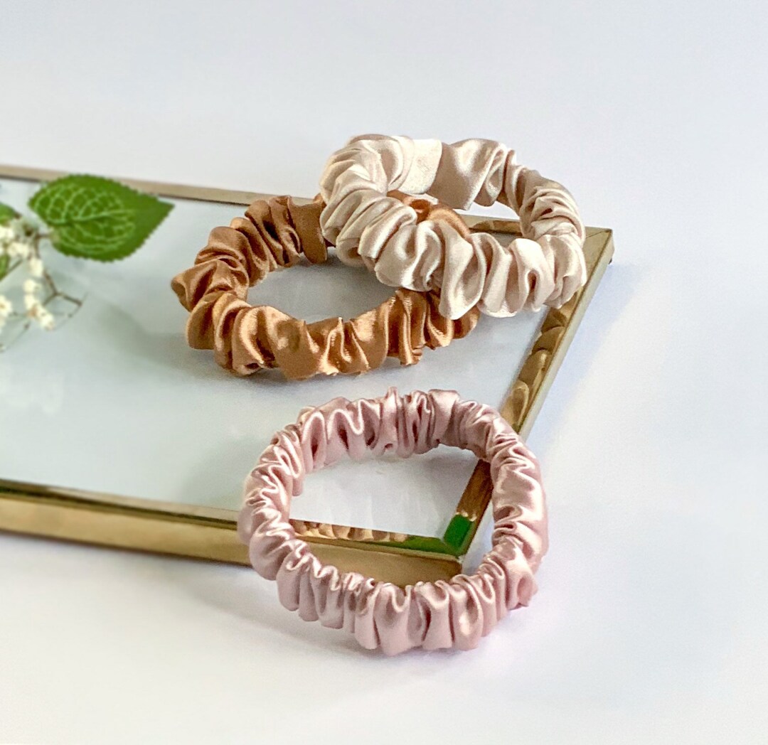 Skinny Scrunchie,silky Satin Scrunchie,scrunchie,scrunchies - Etsy