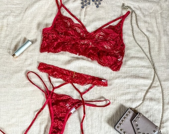 Transparent lingerie | Etsy